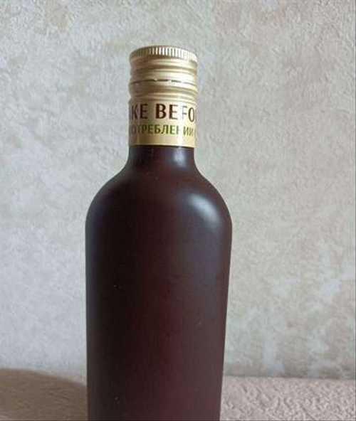 Бутылка стеклянная 250 мл темная матовая