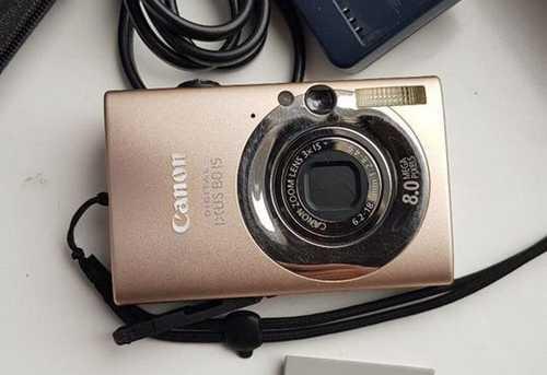 Цифровой фотоаппарат canon digital ixus 80IS jpan