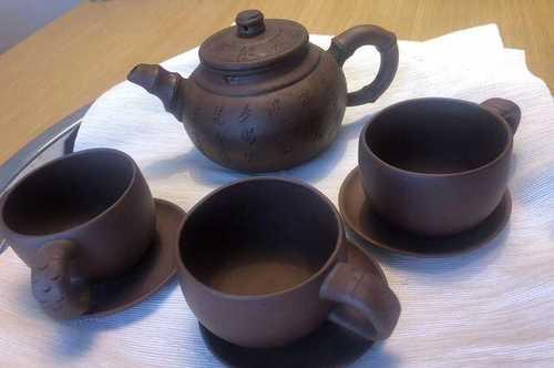Сервиз чайный глиняный китайский