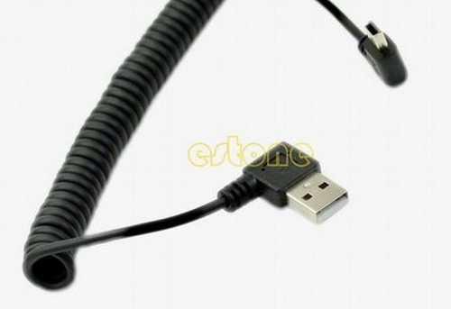 Продаю mini USB кабель пружинный