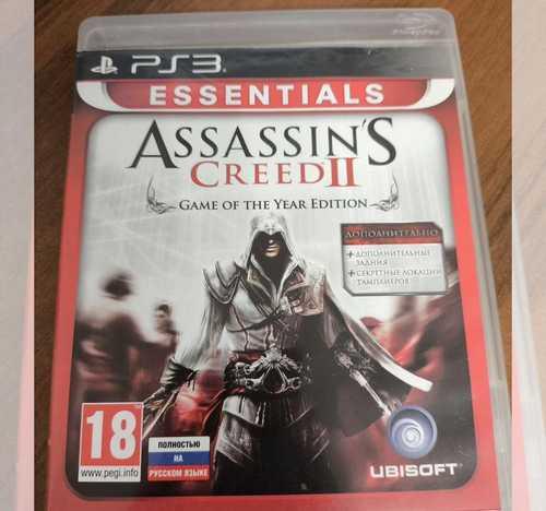 Диск Assassins Creed 2 goty для PS3