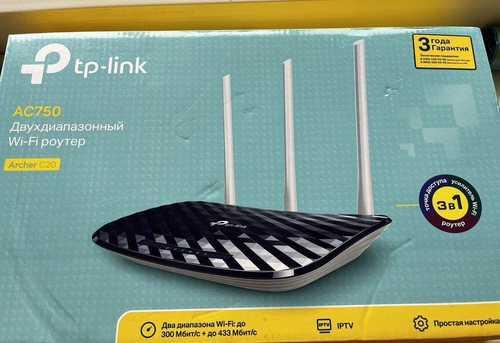 Wifi роутер tp link archer c20 AC750