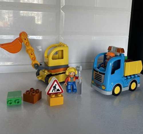 Lego duplo 10812 Грузовик и Гусеничный экскаватор