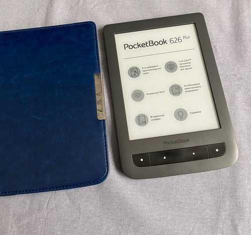 Pocketbook 626 Plus новый чехол сенсор подсветка