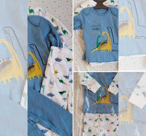 Пижама детская 6-9 месяцев 68-74 см mothercare