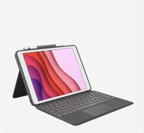 Чехол для iPad 7 8 9 Air с клавиатурой Logitech
