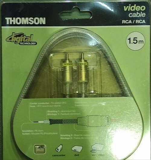 Видео кабель RCA/RCA Thompson