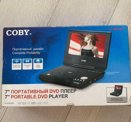 Портативный dvd плеер Coby