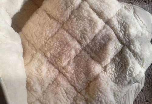 Одеяло/наматрасник овечья шерсть(шерсть мериноса)