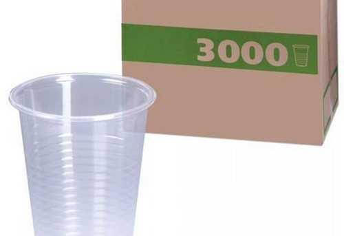 Одноразовые стаканы бюджет 200мл, комплект 3000 ш