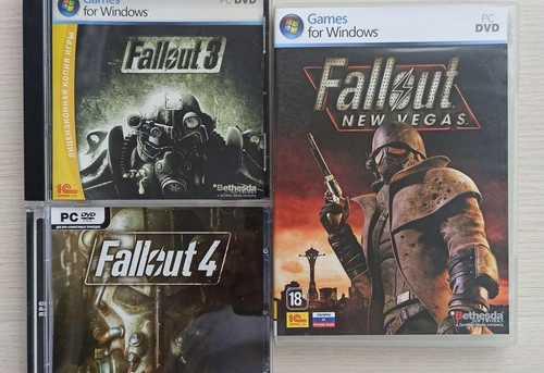 Игры Fallout 4 + 3 + New Vegas