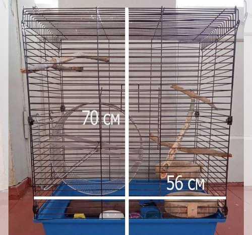 Большая клетка для грызунов: крыс, хомячков, дегу