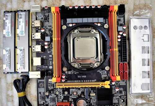 Новый комплект 2011 X79+Xeon E5 2696 v2 16 GB DDR3
