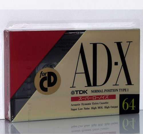 Аудиокассеты TDK AD-X 64 japan market (0460)