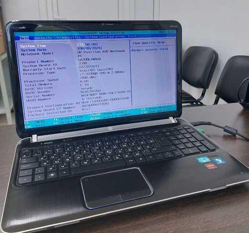 Ноутбук HP pavilion dv6