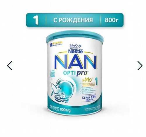 Детское питание nan optioro 1 800гр