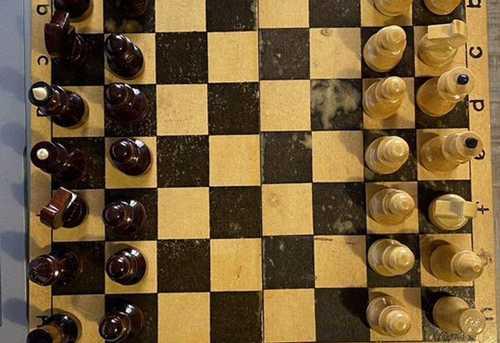 Шахматы деревянные СССР полный комплект