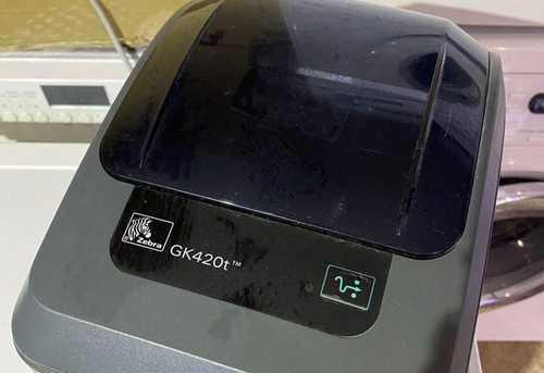 Принтер печати этикеток Zebra GK420t бу