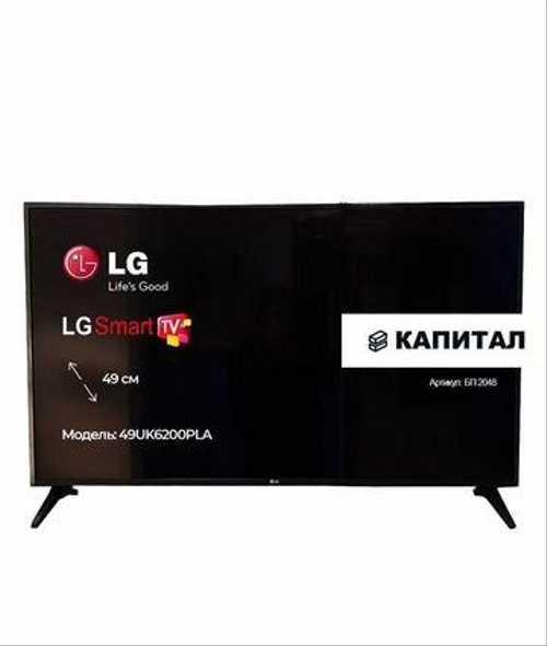 Телевизор LED LG 49UK6200PLA