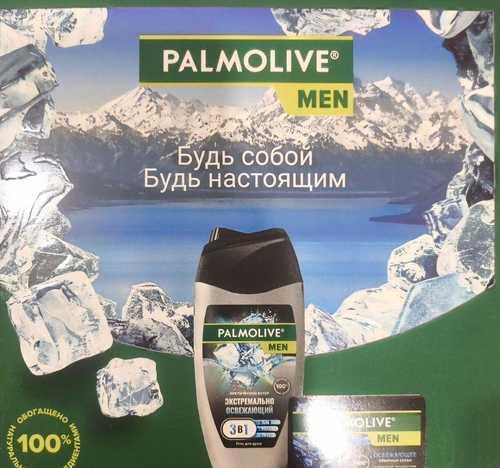 Набор для мужчин Palmolive: гель для душа   мыло