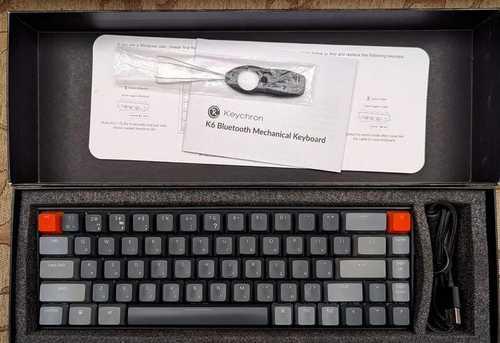 Игровая клавиатура Keychron k6 Gateron Brown