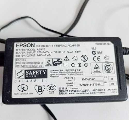 Блок питания Epson A291E 24V