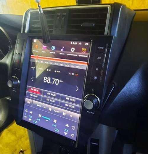 Магнитола Android Тесла Toyota Land Cruiser Prado