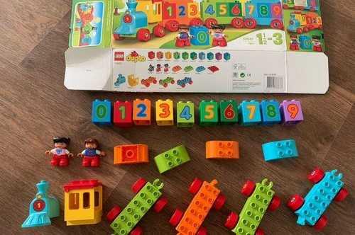 Lego duplo поезд с цифрами
