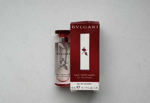 Bvlgari eau parfumee au the rouge 5 мл винтаж