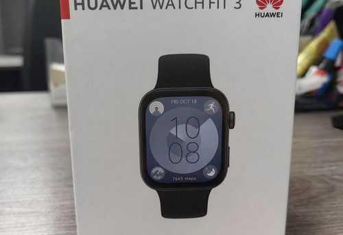 Huawei watch fit 3 SLO-B09 черные