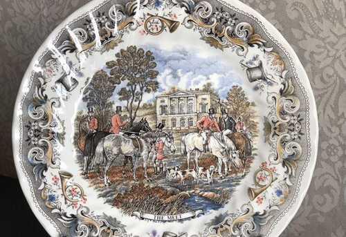 Тарелка фарфоровая коллекционная Англия