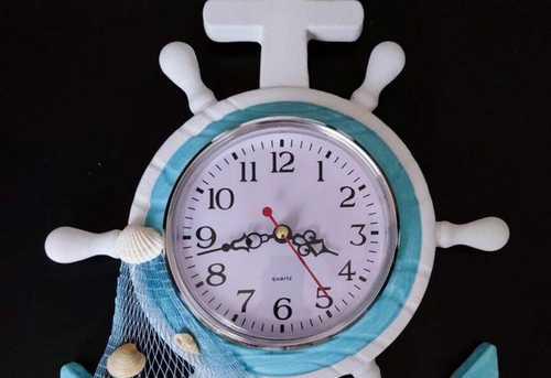 Часы настенные "Морская тема"