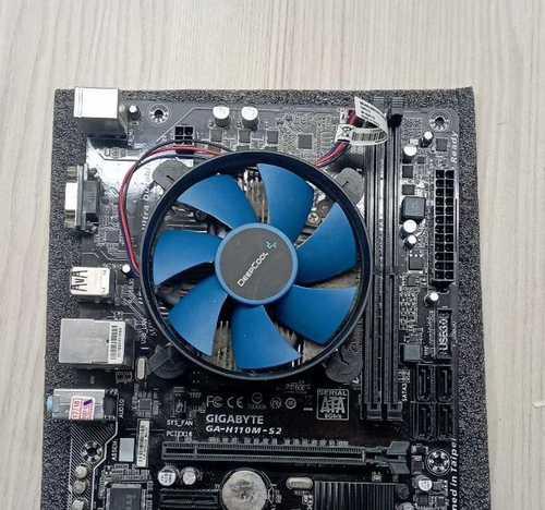 Материнская плата gigabyte ga h110m s2   G4500