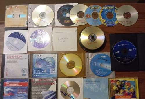 CD диски с фильмами и без