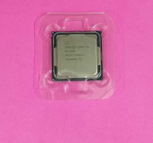 Новый процессор intel core i5 7500 OEM