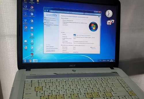 Ноутбук Acer 4 ядра/3gb/320gb