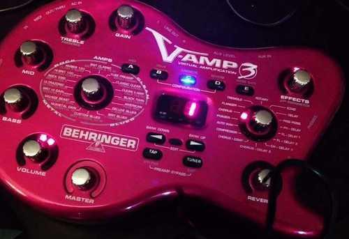 Гитарный процессор behringer v amp 3
