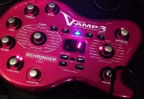 Гитарный процессор behringer v amp 3