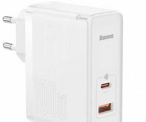 Зарядка baseus GaN5 Pro Fast Charger U+C 100W