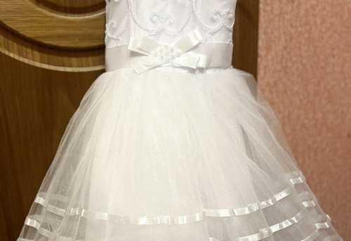 Нарядное праздничное платье для девочки 104 р