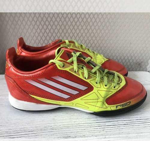 Детские бутсы сороконожки Adidas F50 F10 TF US 4,5