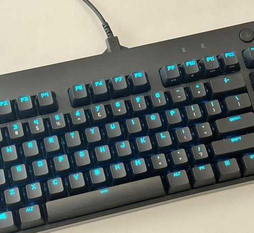 Игровая клавиатура Logitech Pro X gaming GX blue
