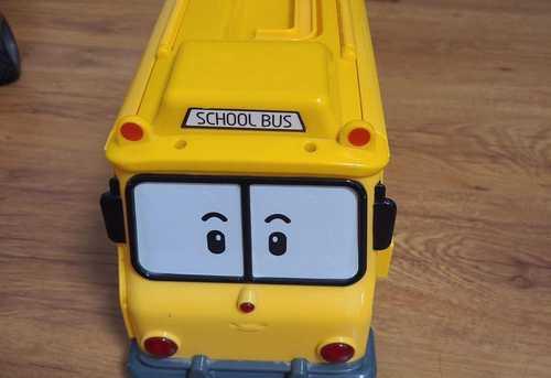 School bus и машинки из ргбокара поли