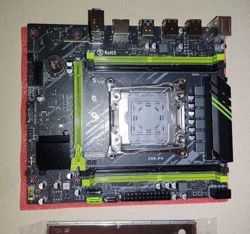 Материнская плата X99-P4 LGA 2011-3, DDR4, M.2 nvme, Micro-ATX"