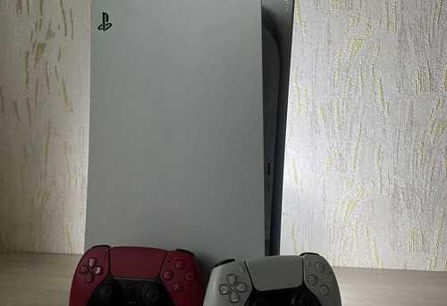 PlayStation 5, 550+ игр, 2 геймпада + док-станция