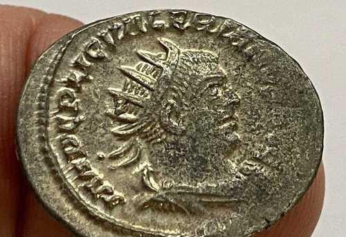 Античная римская монета. Антониниан. Валериан I