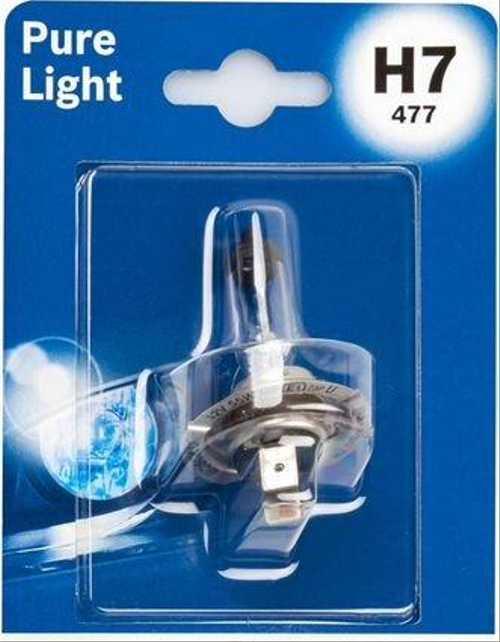 Лампа галогенная Bosch H7 Pure Light 12V 55W
