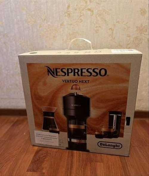 Новая Кофемашина Nespresso vertuo next De Longhi
