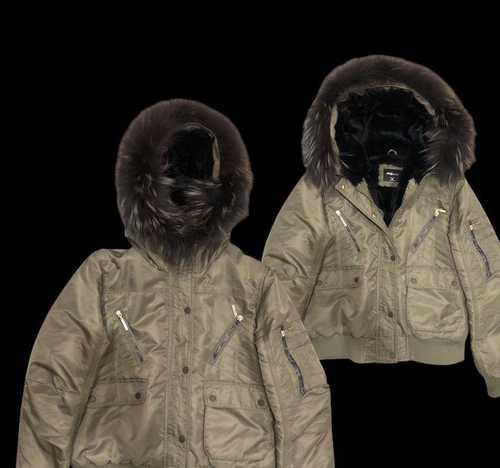 Alaska Fur Archive Puffer Jacket Bomber n2b