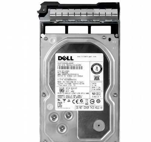 Жесткий диск Dell HX1GT 3Tb sataiii 3.5" HDD
